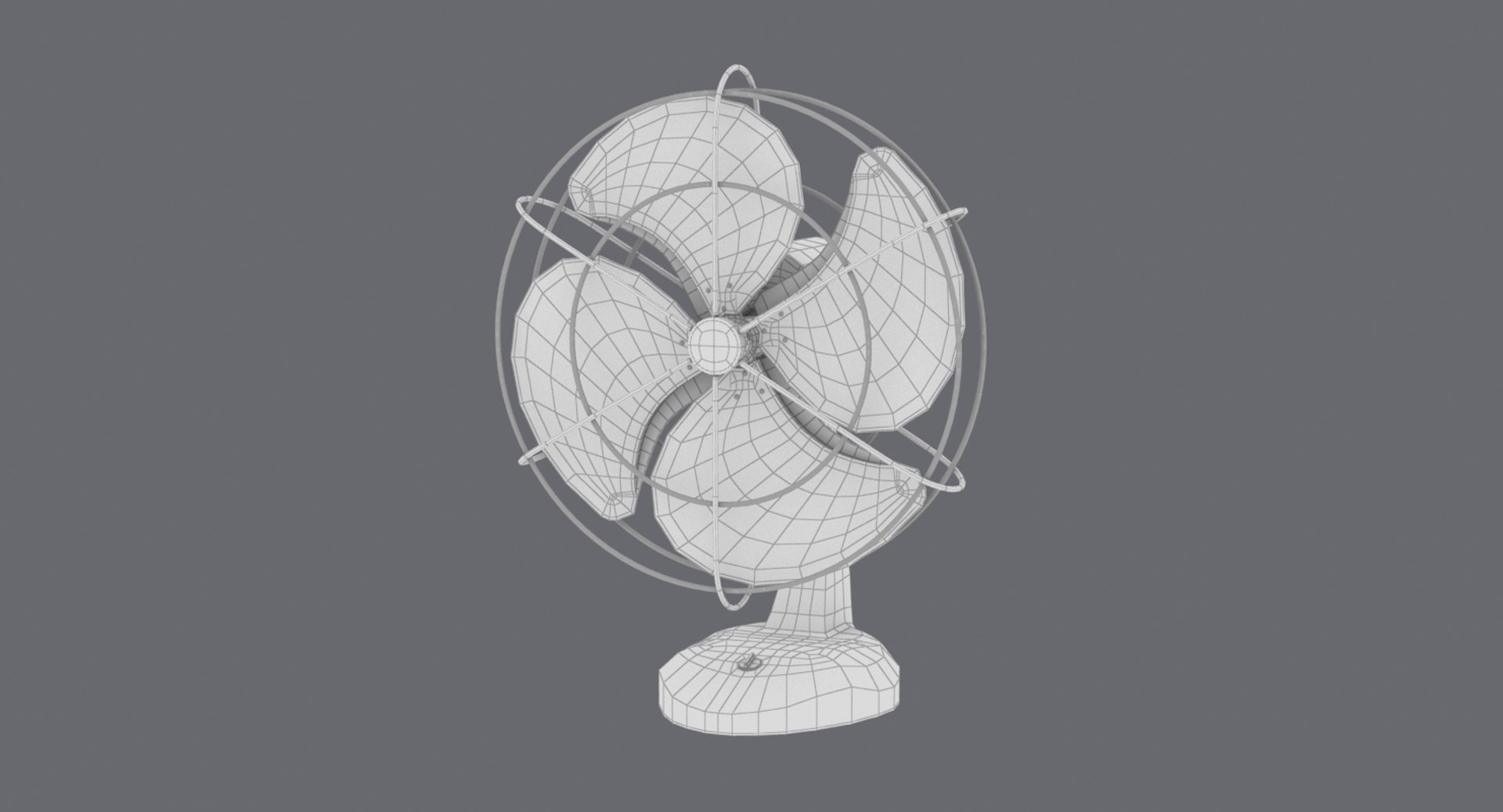 Desk Fan 3d Model
