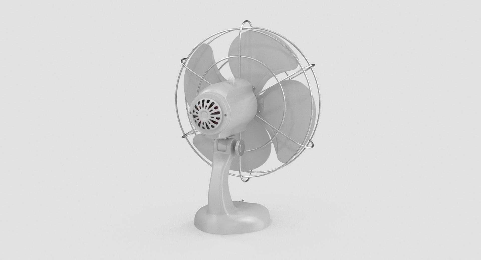Desk Fan 3d Model