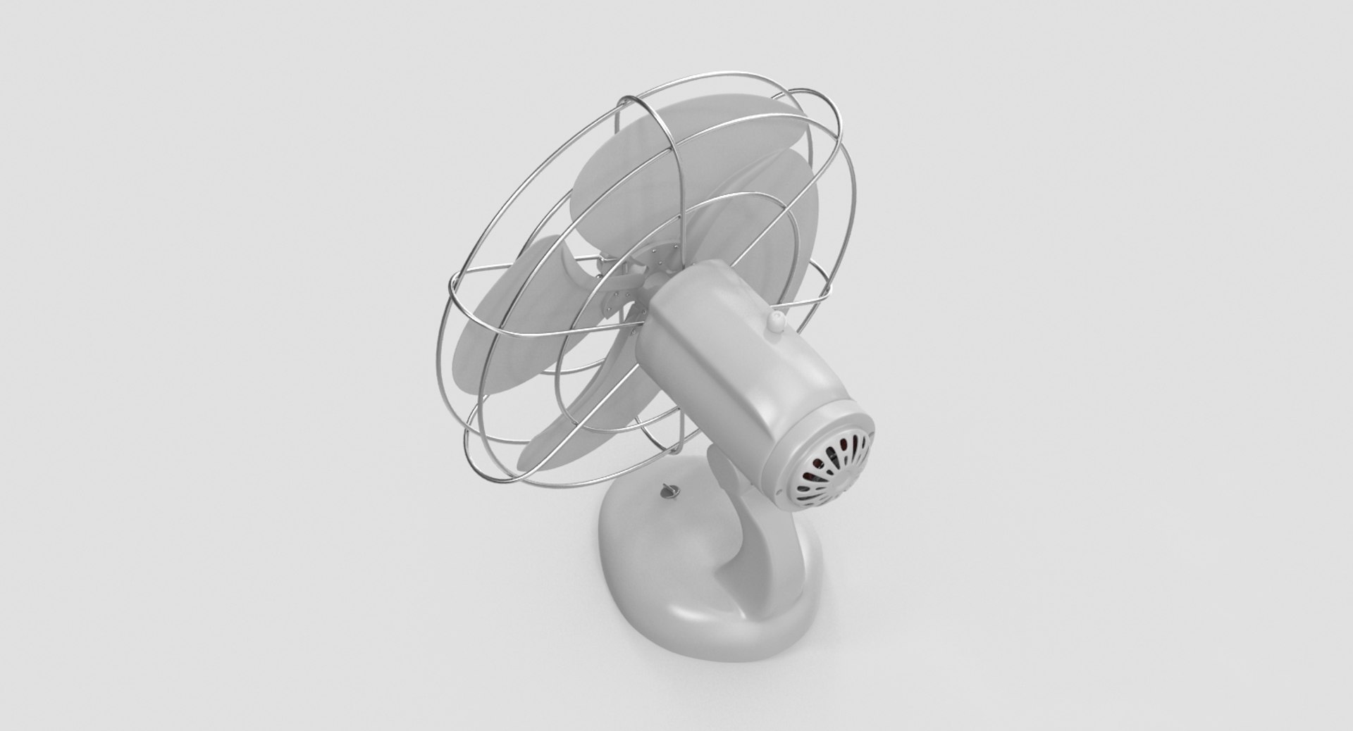 Desk Fan 3d Model