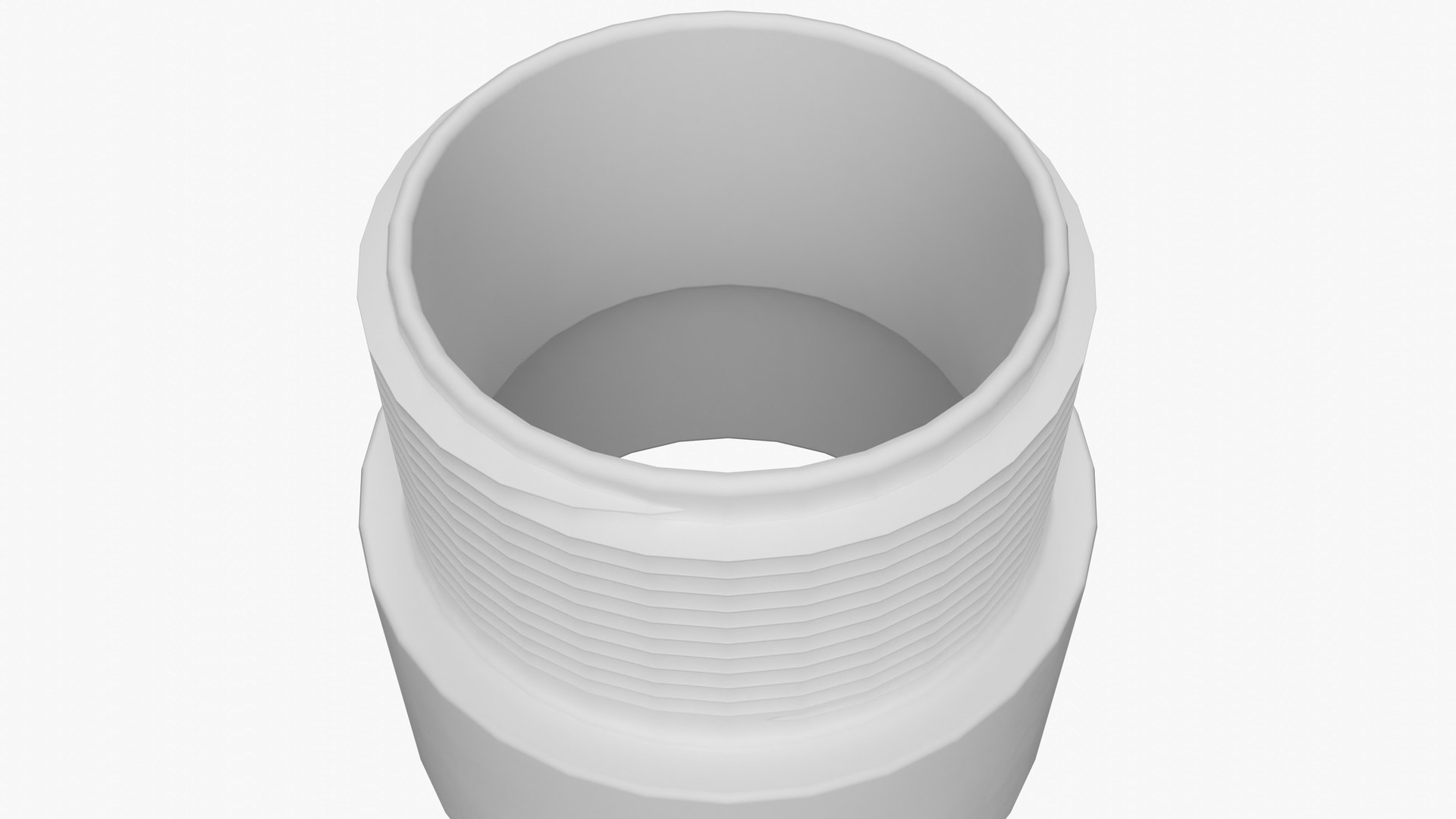 PVC Adapter Slip X Male 3D - TurboSquid 2093821