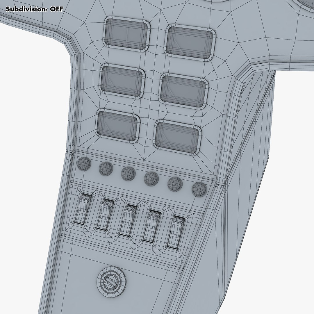 3D Aircraft Instrument Panel V 1 - TurboSquid 2023504