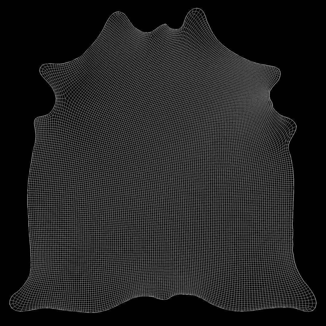 3D Cowhide Rug Model - TurboSquid 2303952