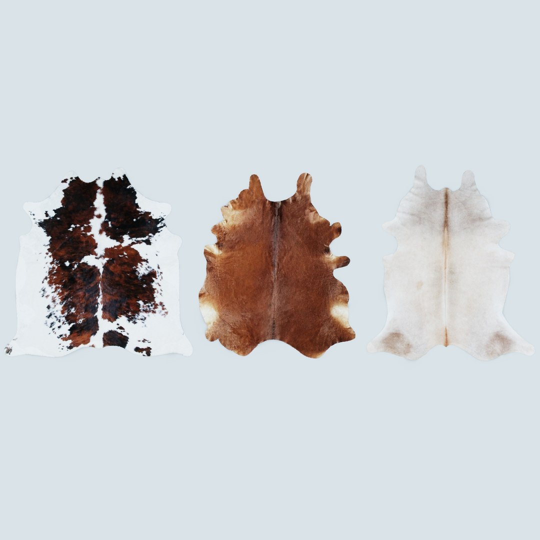 3D Cowhide Rug Model - TurboSquid 2303952