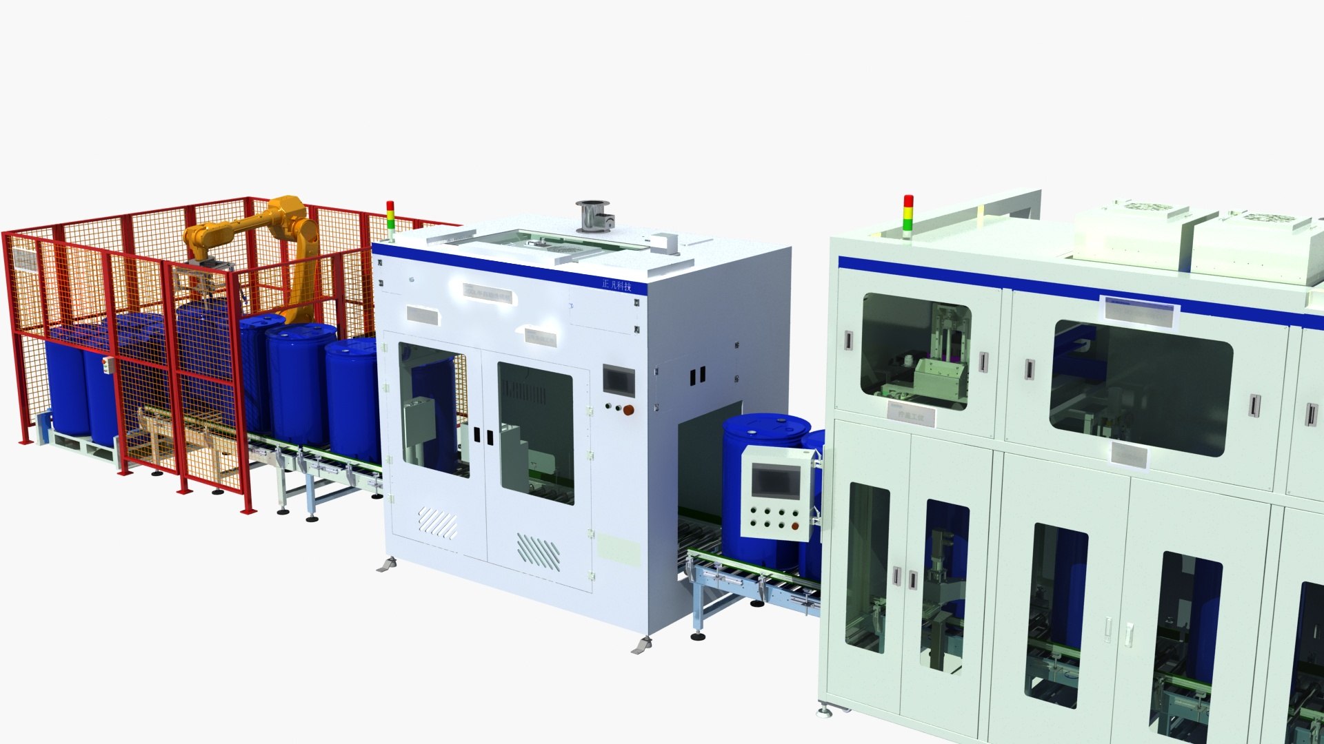 Filling Assembly Line 3D Model - TurboSquid 2245415