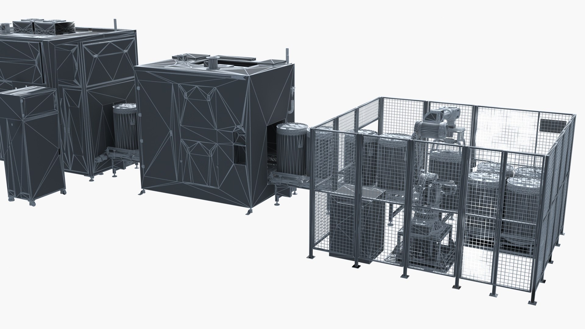 Filling Assembly Line 3D Model - TurboSquid 2245415
