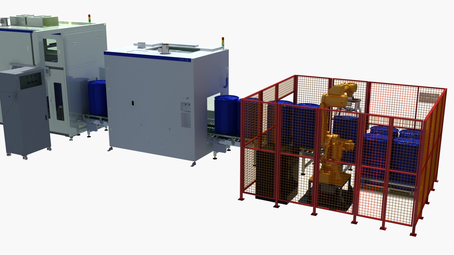 Filling Assembly Line 3D Model - TurboSquid 2245415