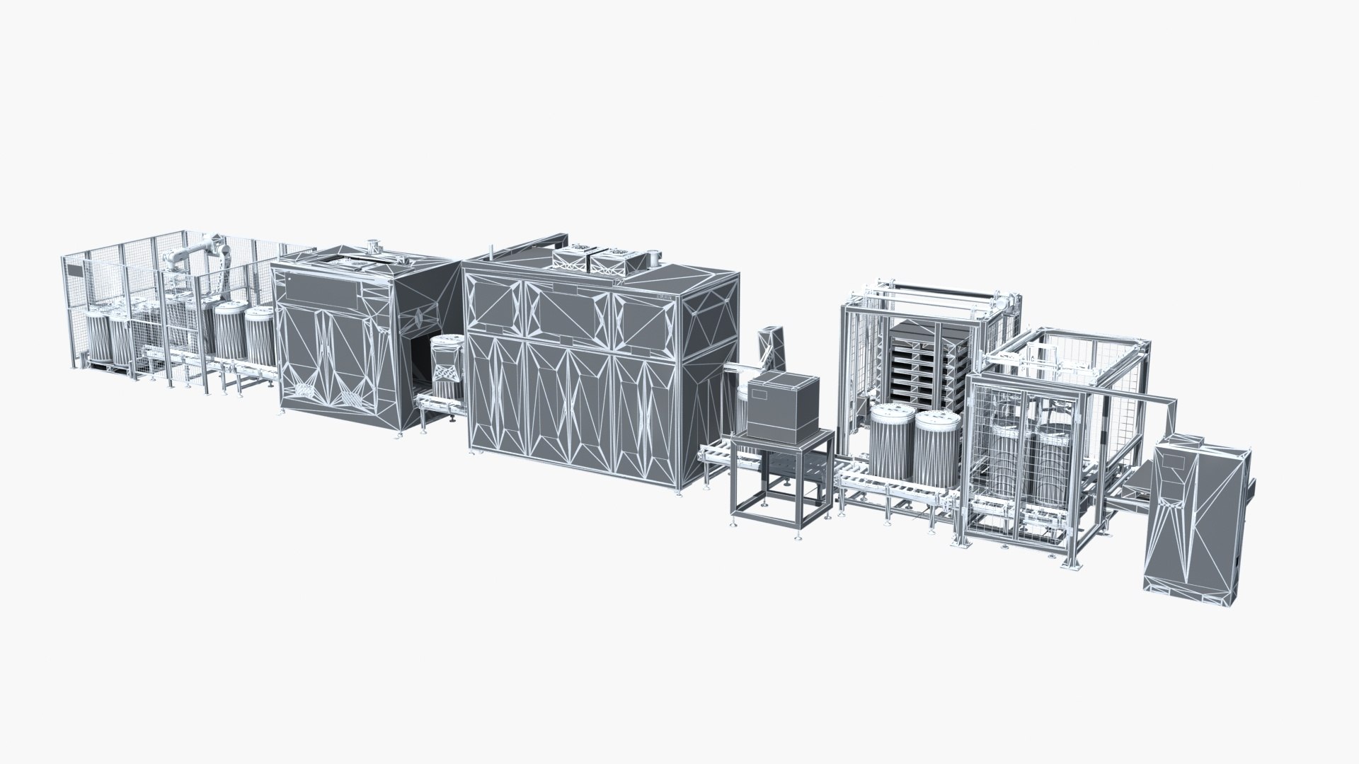 Filling Assembly Line 3D Model - TurboSquid 2245415