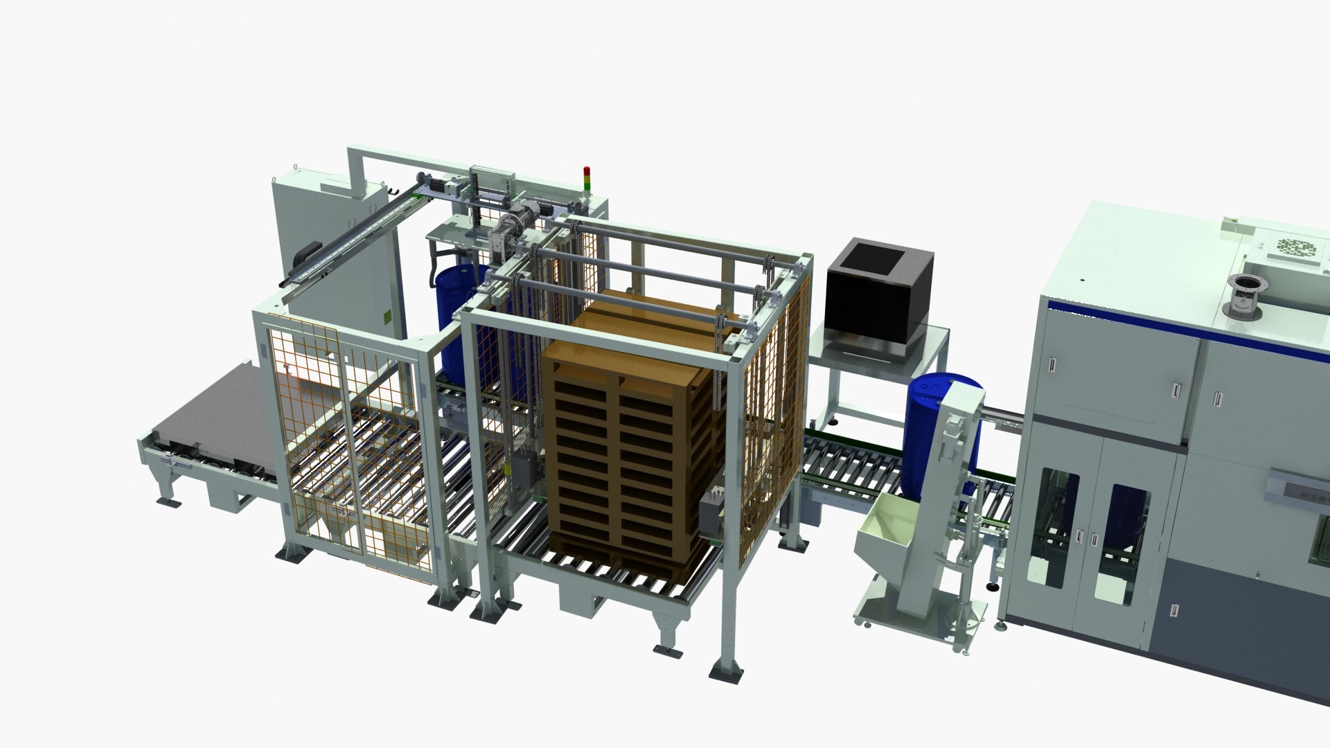 Filling Assembly Line 3D Model - TurboSquid 2245415