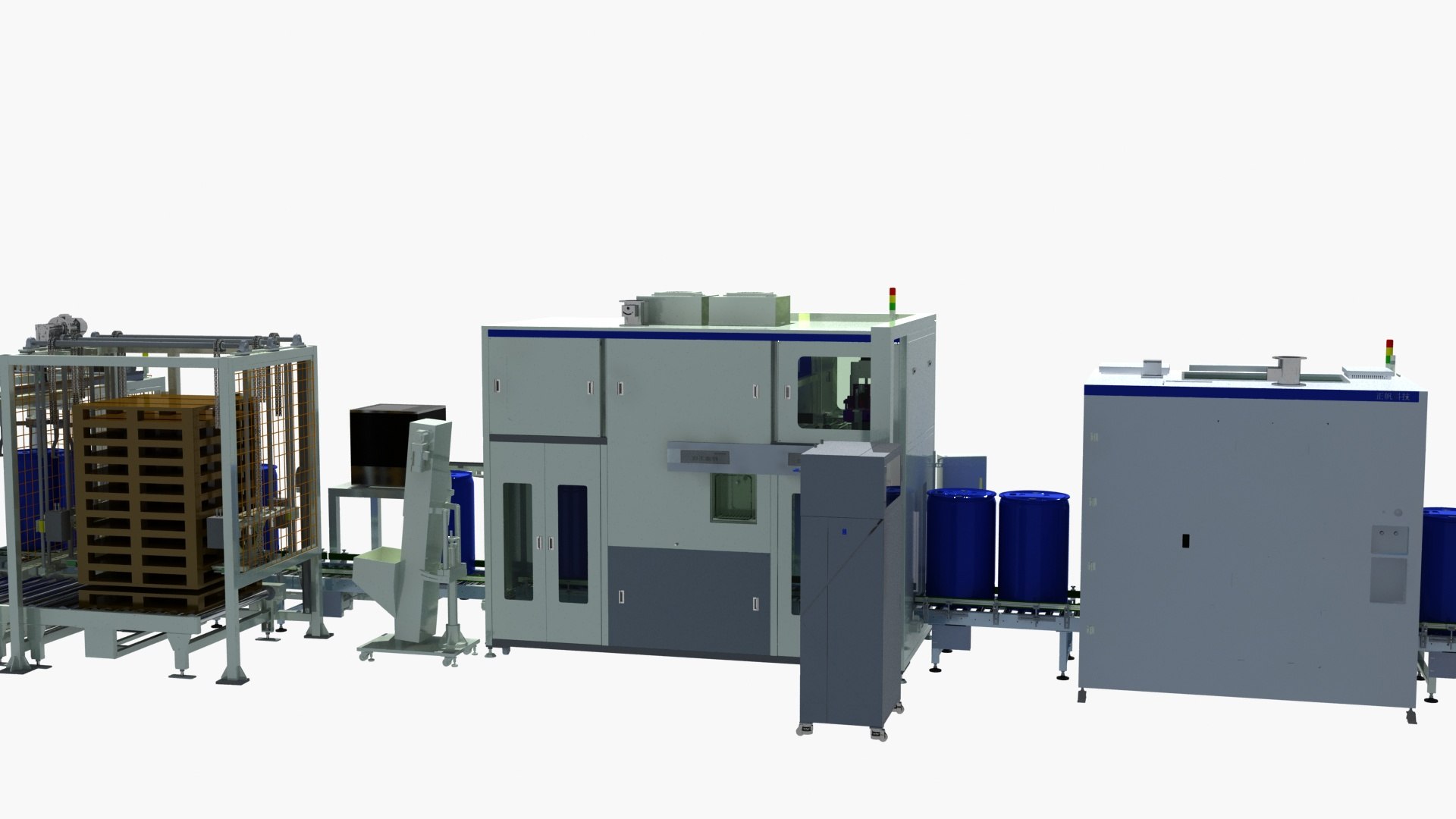 Filling Assembly Line 3D Model - TurboSquid 2245415