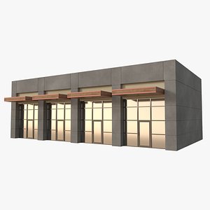 Strip Mall Blender Models for Download | TurboSquid