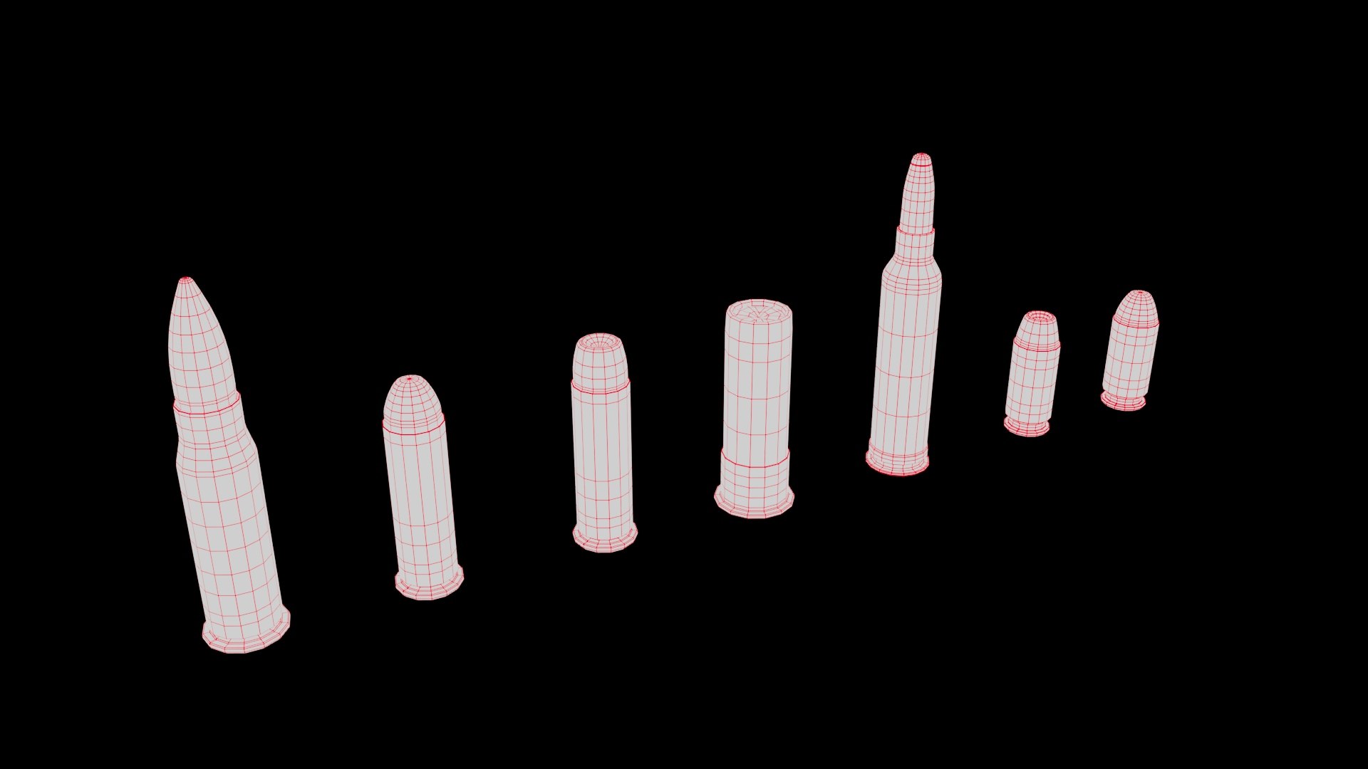 3D Bullets - TurboSquid 2420766