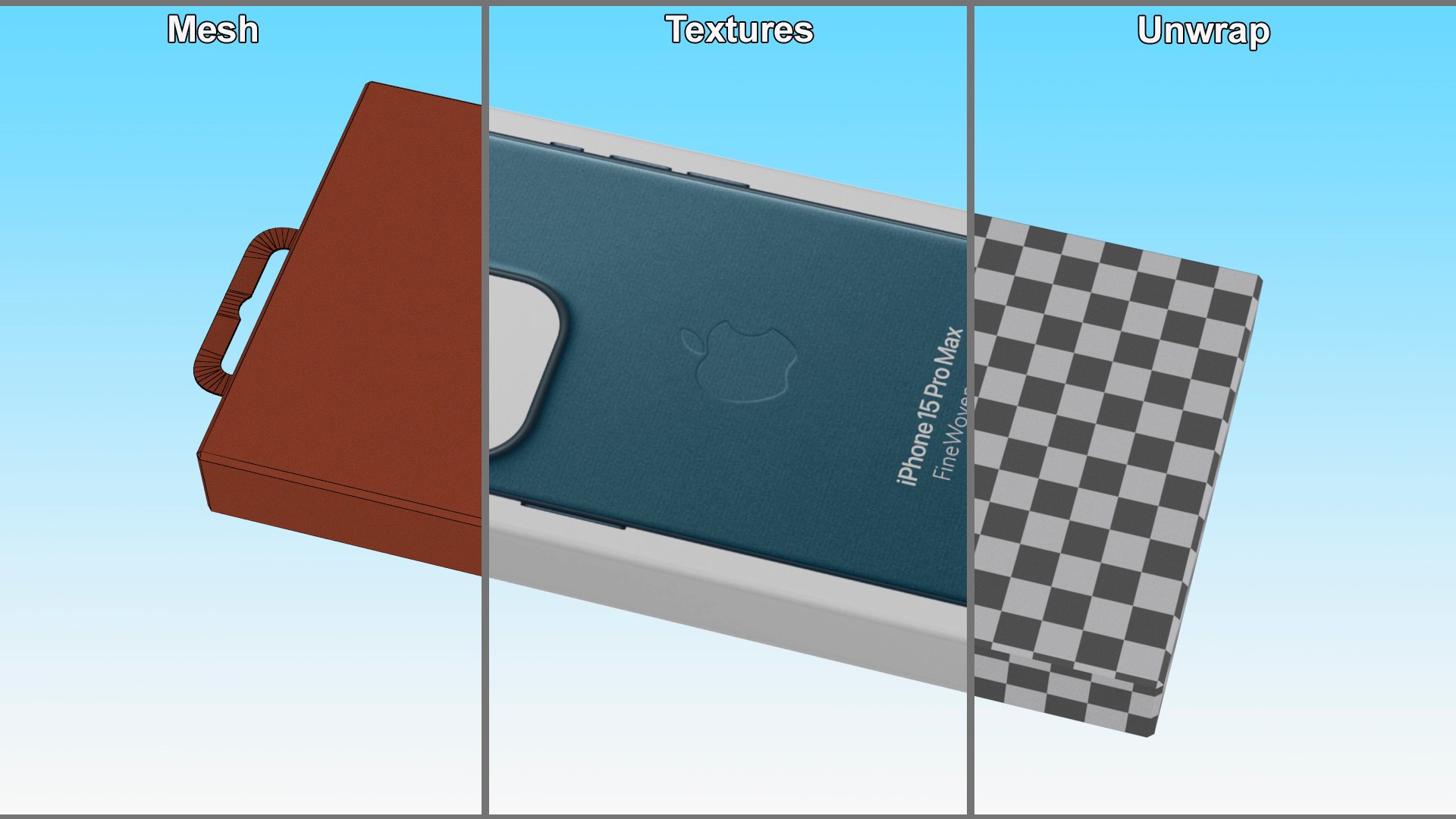 3D Apple IPhone 15 Pro Max FineWoven Case Packaging - TurboSquid 2215467