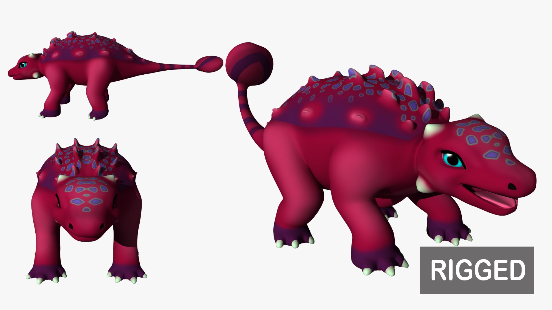 3D Model Euoplocephalus - TurboSquid 1723848