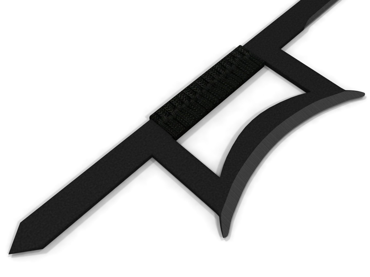 3dsmax Chinese Hook Sword