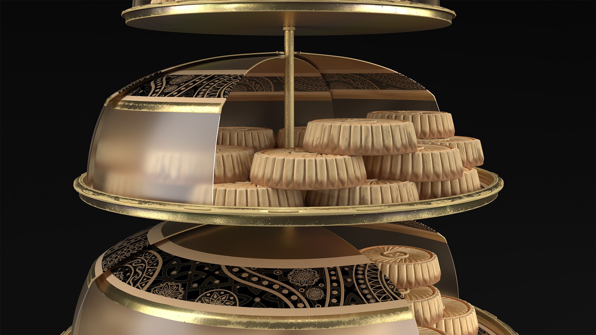 3D Eid Sweet Stand 01 - TurboSquid 2222795