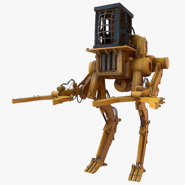 3D sci fi construction mech - TurboSquid 1376657