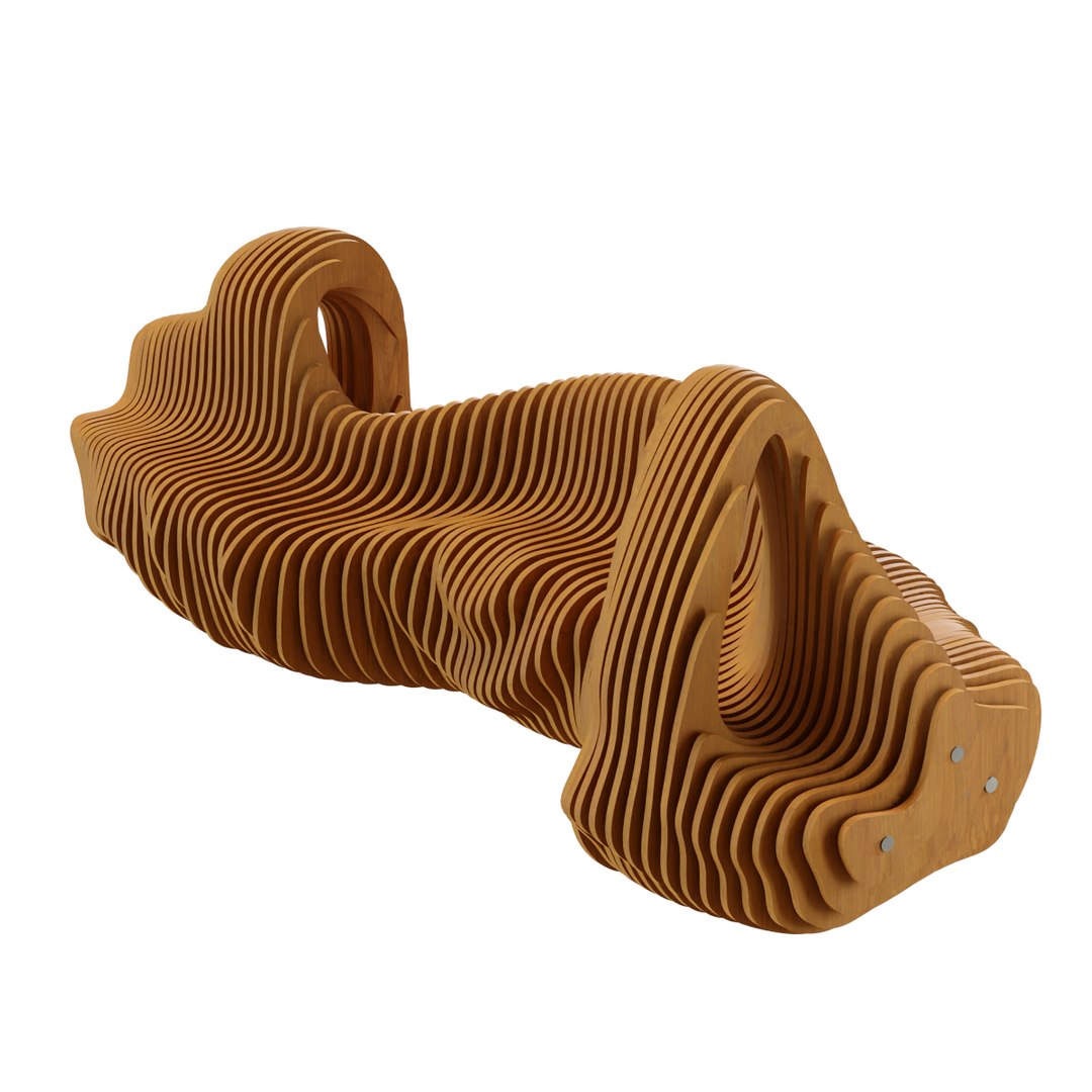 3D Parametric Bench 09 - TurboSquid 1923497