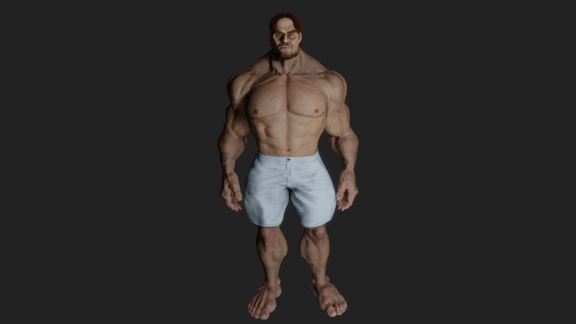 3D Huge Strong Man Model - TurboSquid 2149158