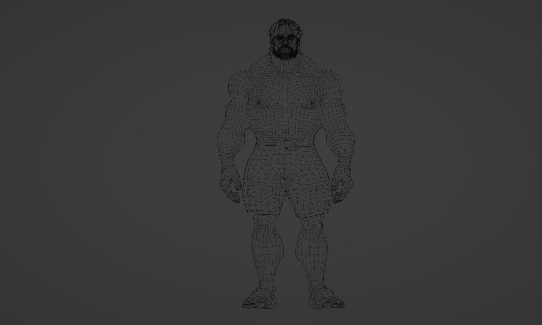 3D Huge Strong Man Model - TurboSquid 2149158
