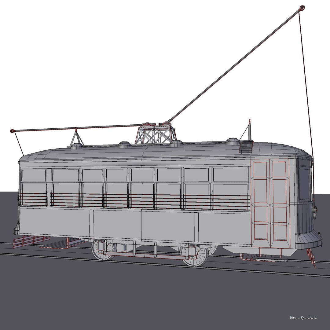 Birney Safety Car 3d Model