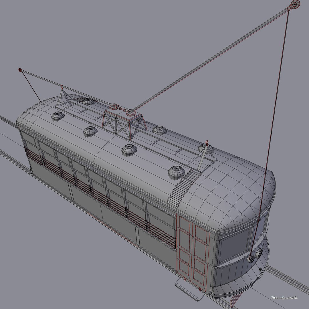 Birney Safety Car 3d Model