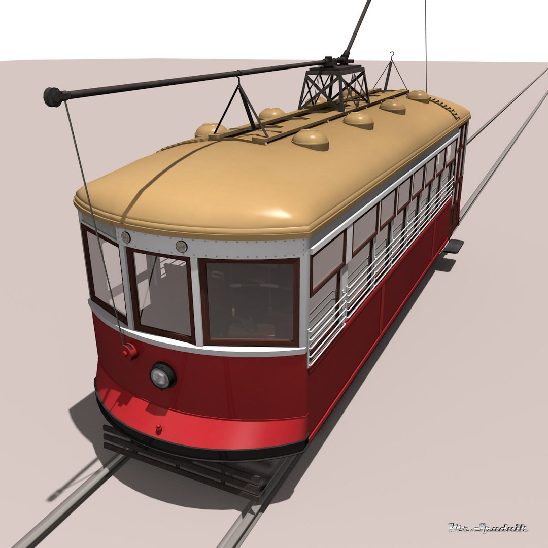 Birney Safety Car 3d Model