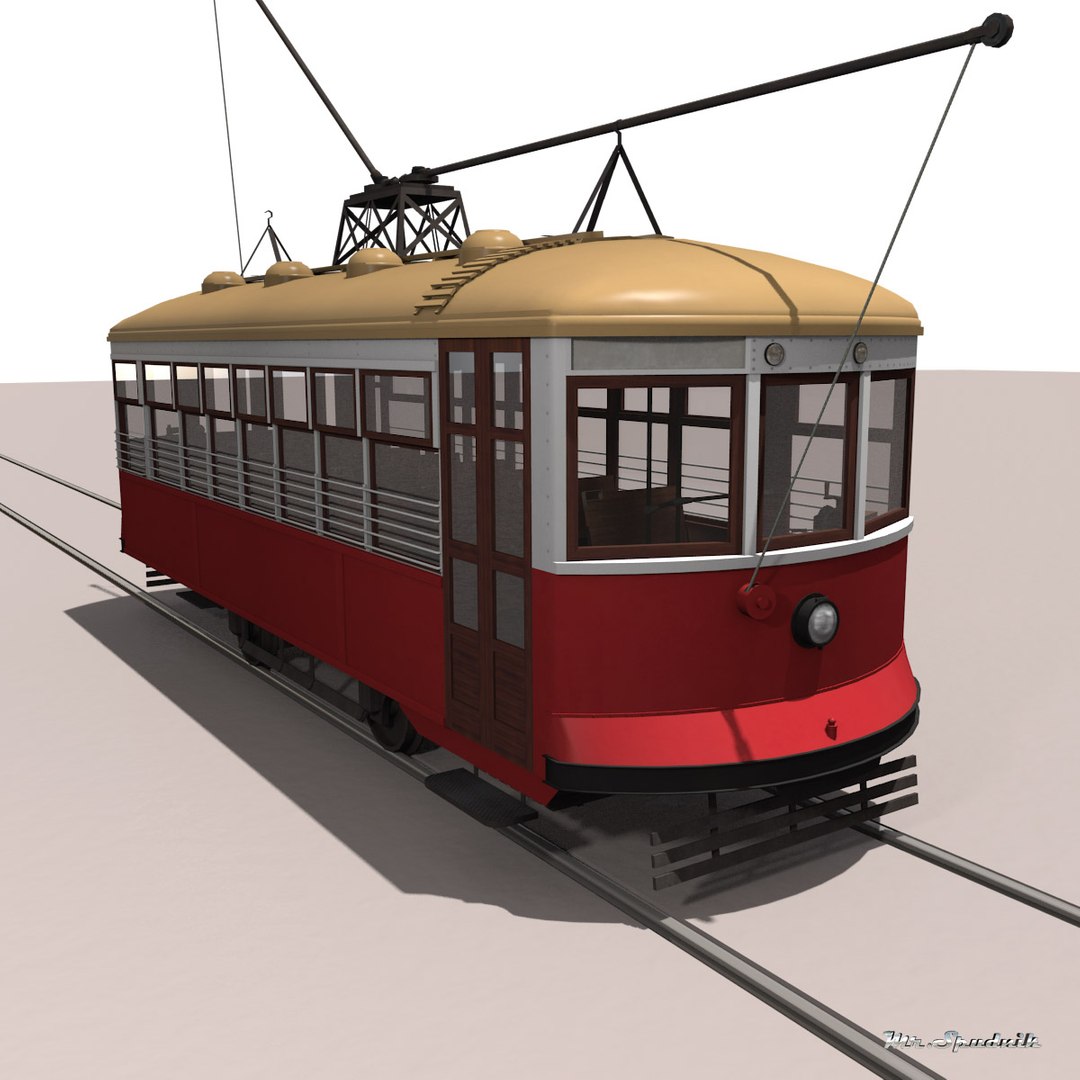 Birney Safety Car 3d Model