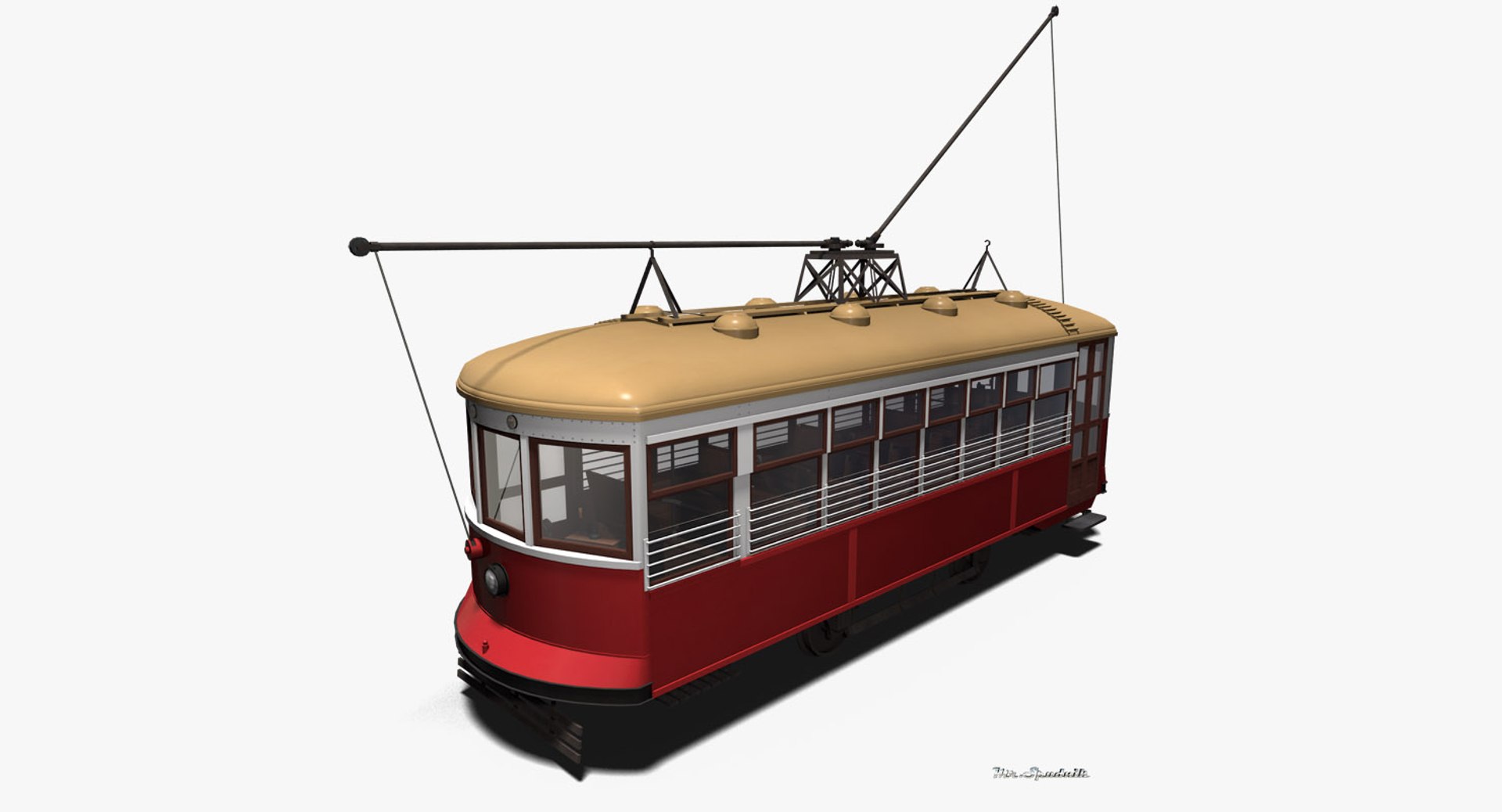 Birney Safety Car 3d Model