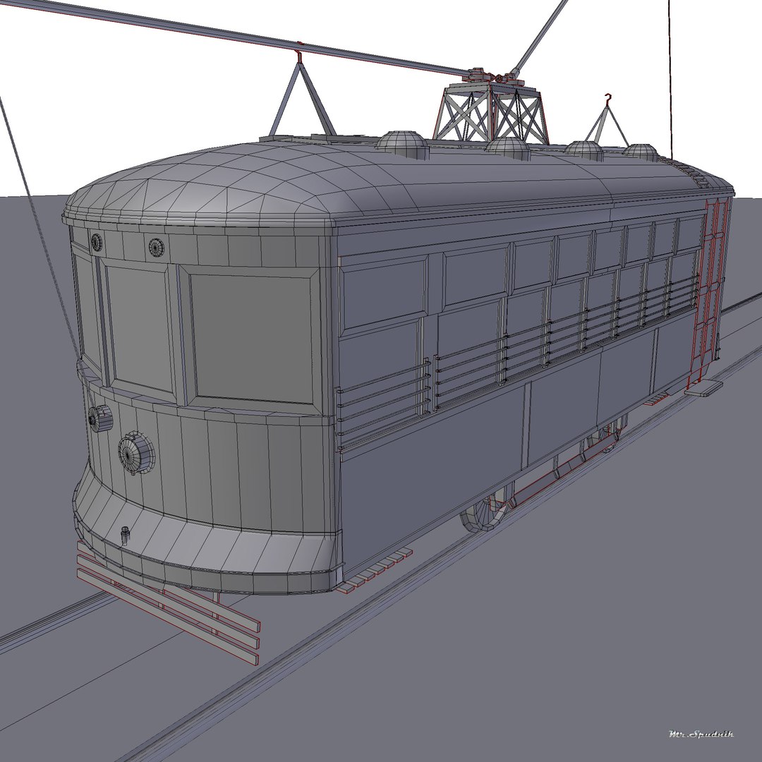 Birney Safety Car 3d Model