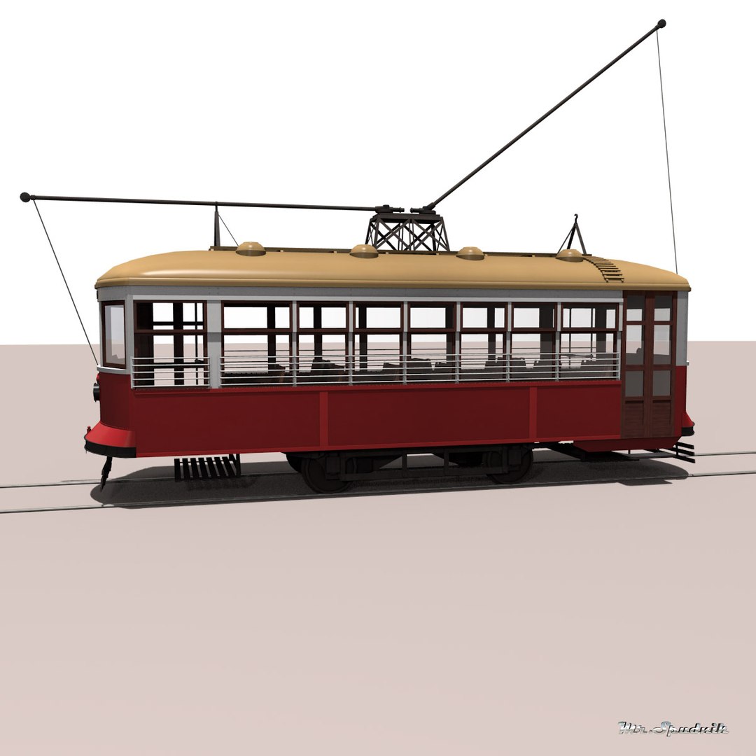 Birney Safety Car 3d Model