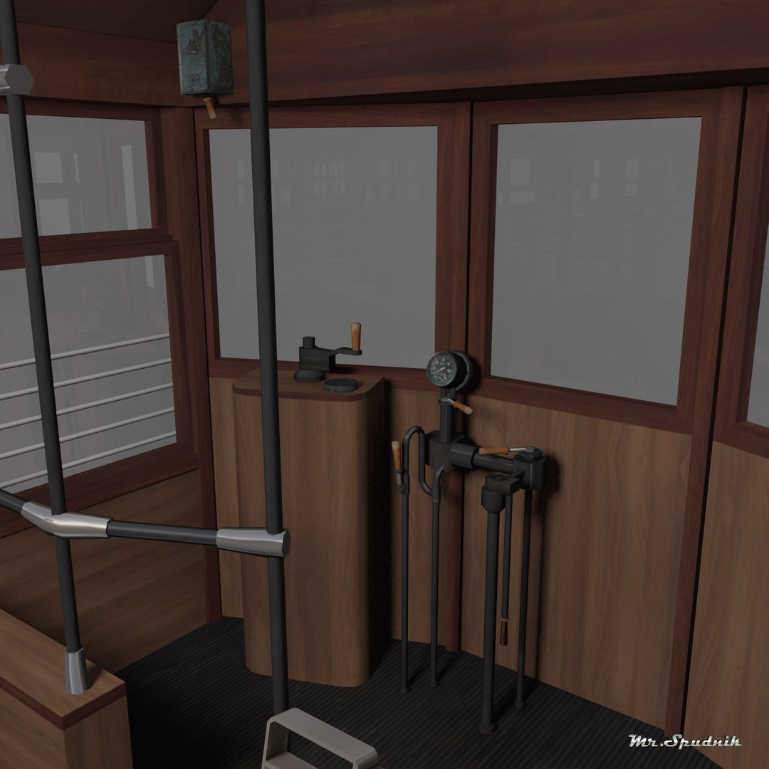 Birney Safety Car 3d Model