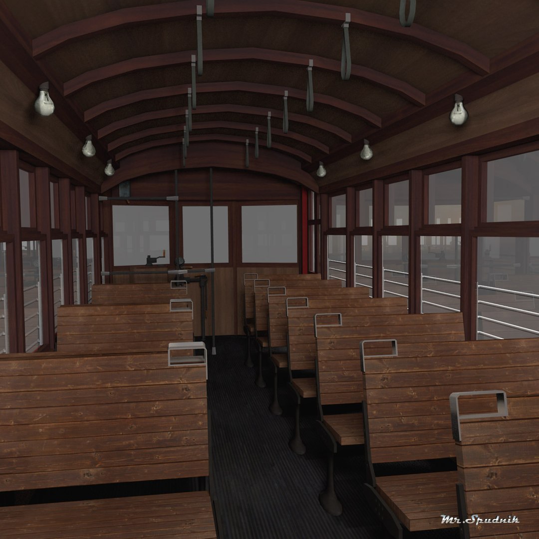 Birney Safety Car 3d Model