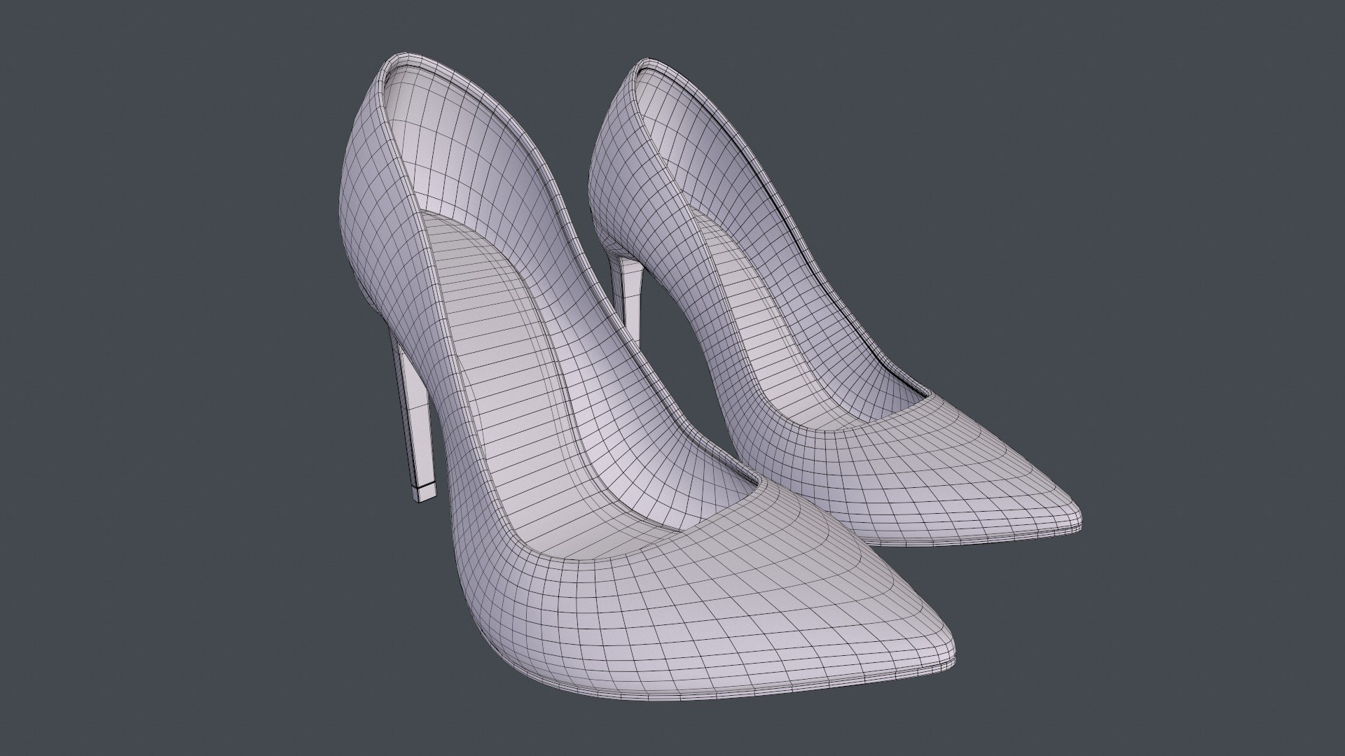 3D High Heels Womens Shoes - TurboSquid 2257619