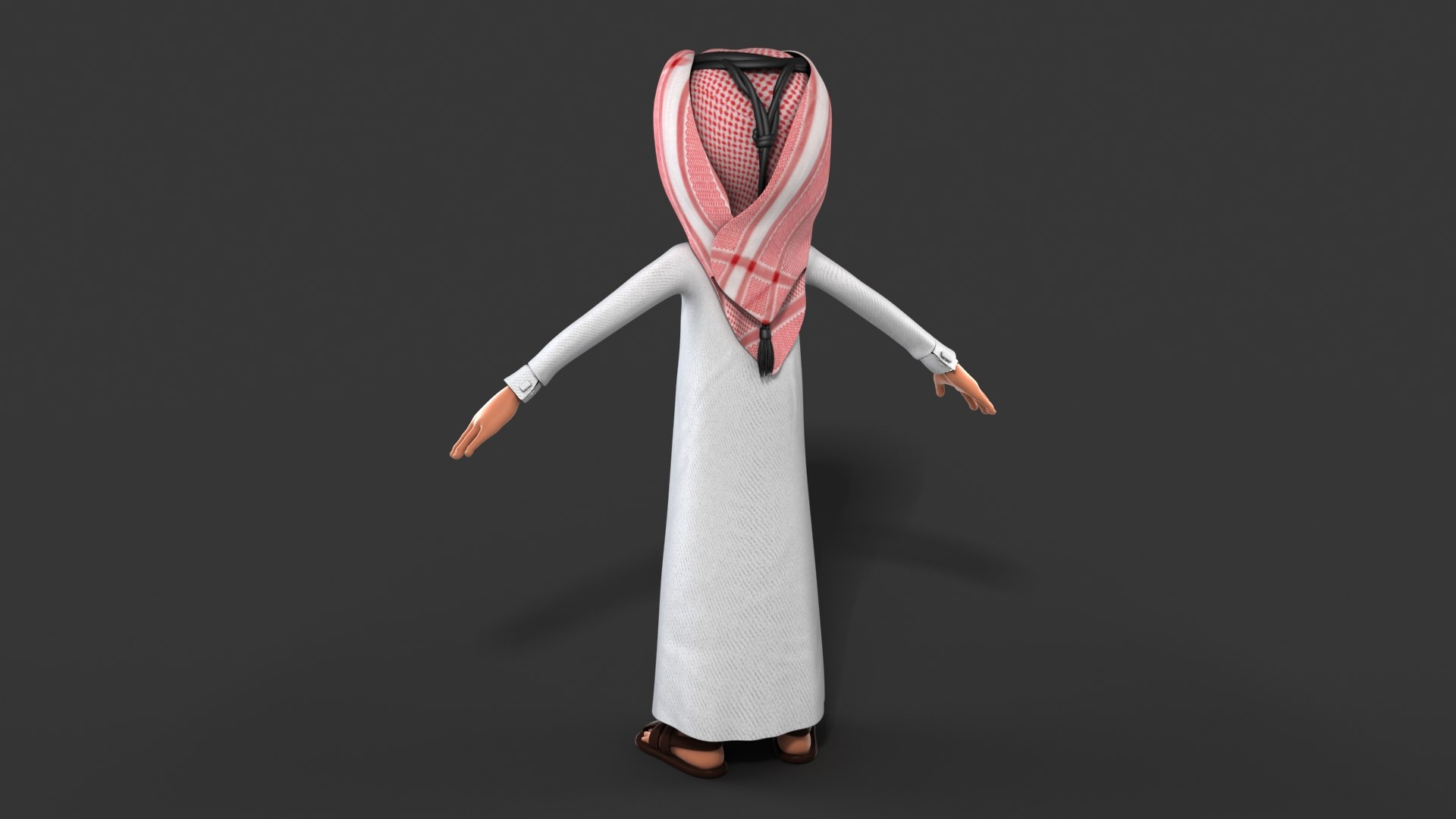 Arab Cartoon Man Max
