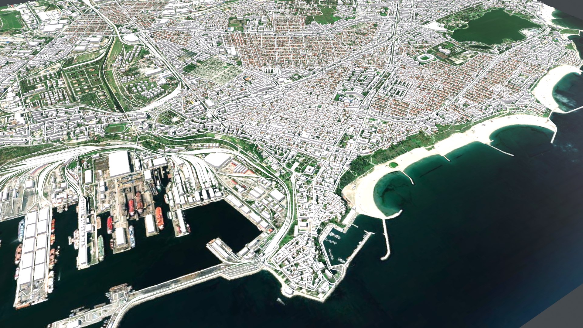 Cityscape Constanta Romania Model - TurboSquid 1747048