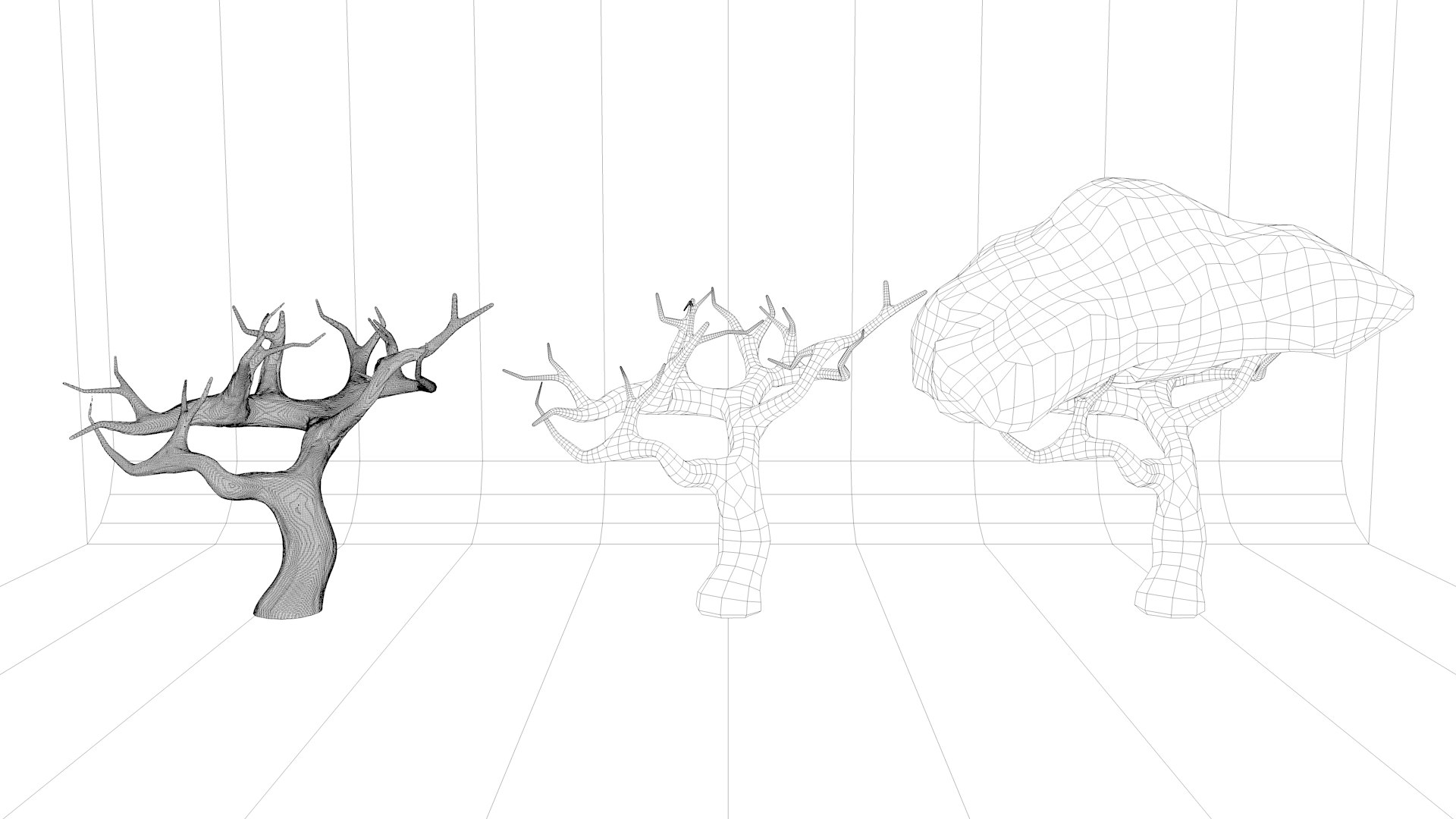 Stylized Low Poly Japanese Cherry Blossom Tree 3D Model - TurboSquid ...