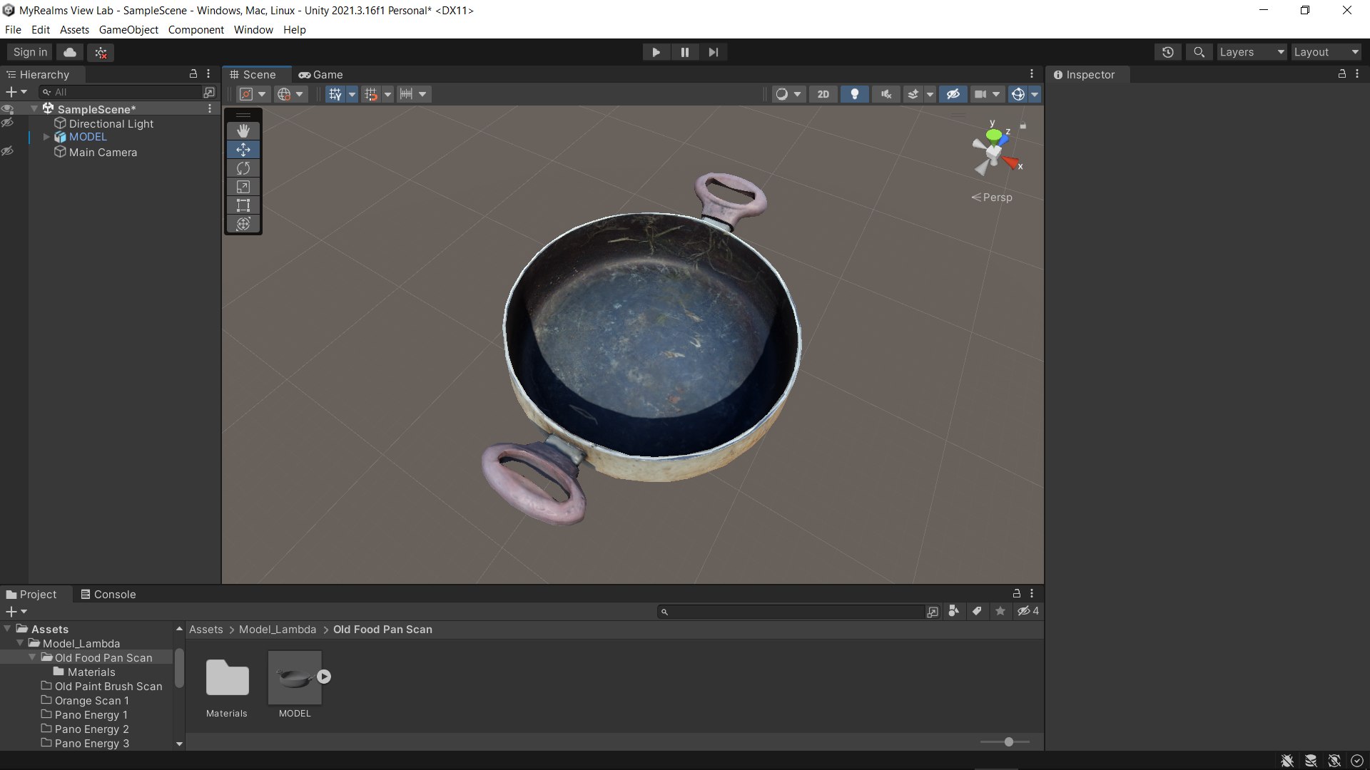 Old Food Pan Scan 3D Model - TurboSquid 2125876