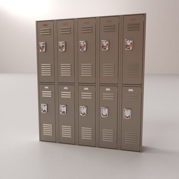 3d model locker lock