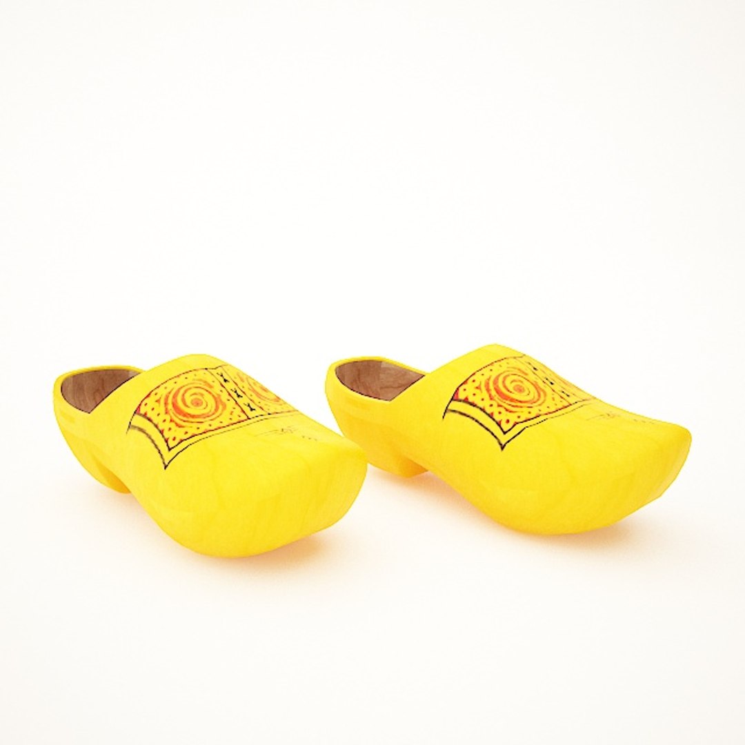 Dutch clogging shoe model - TurboSquid 1498466