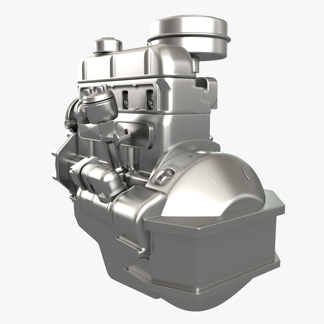 engine modelled 3ds