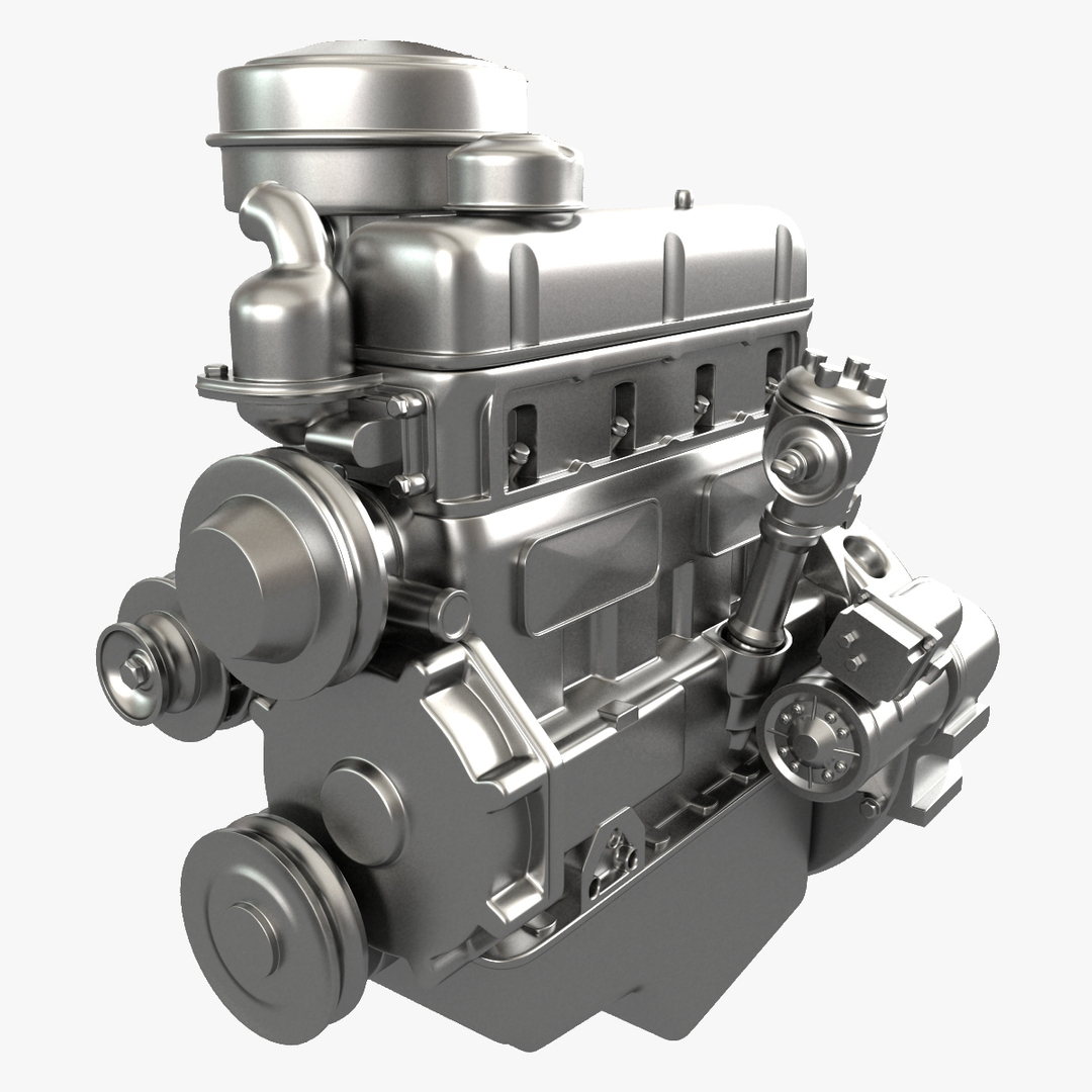 engine modelled 3ds