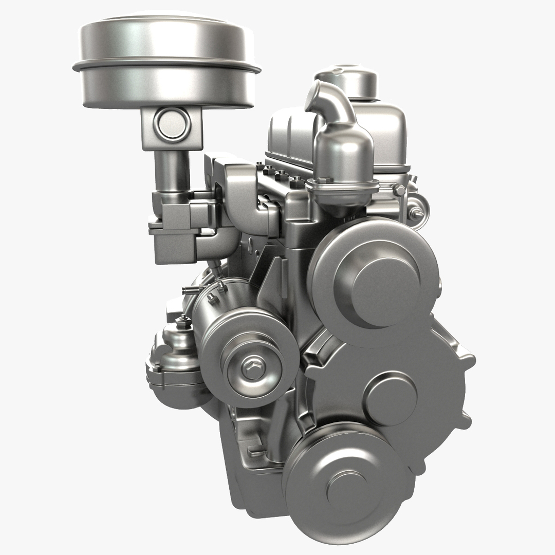 engine modelled 3ds