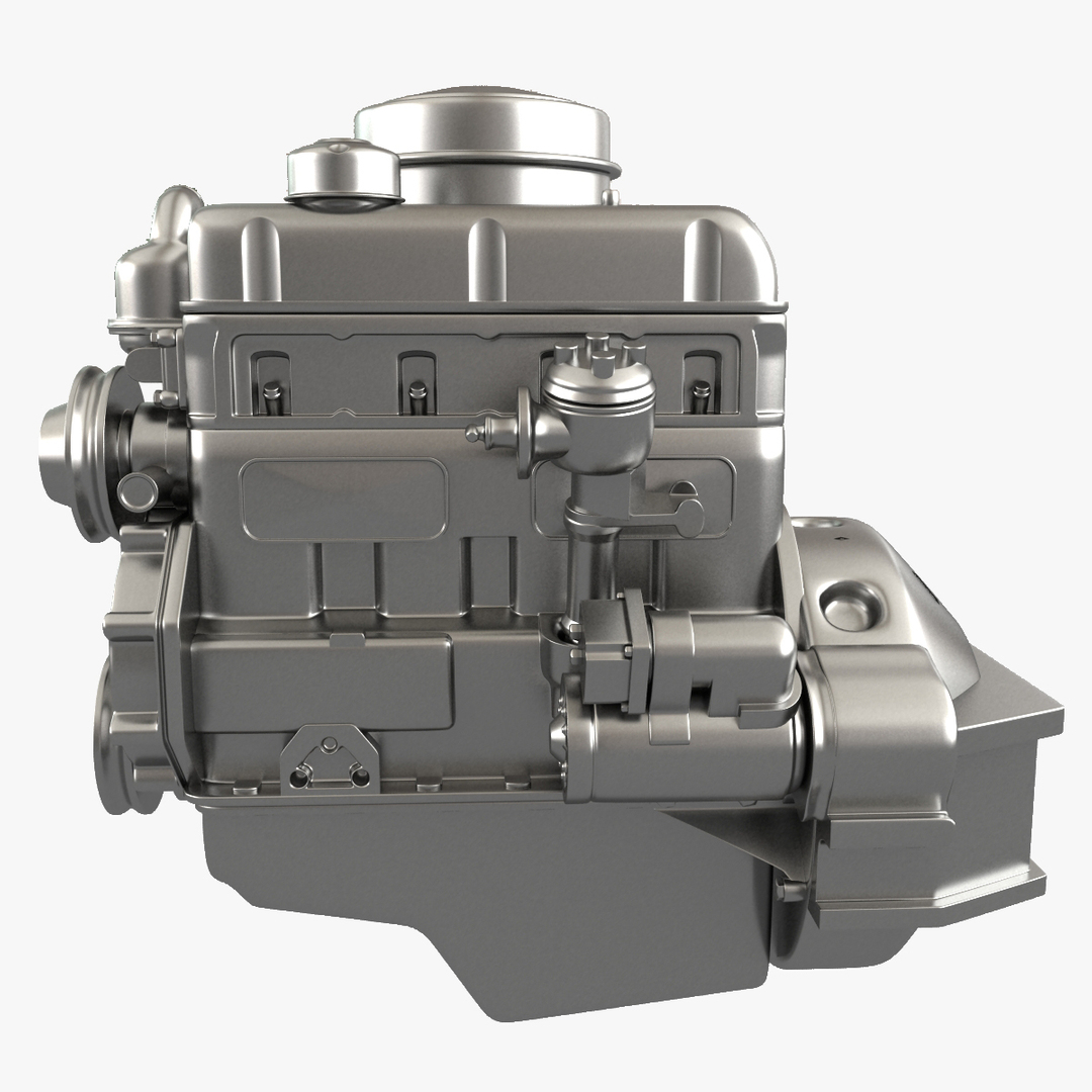 engine modelled 3ds