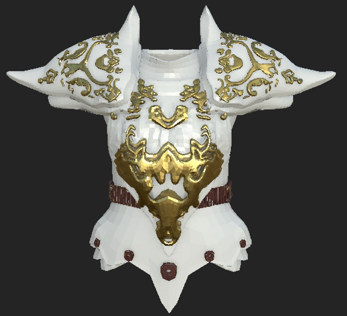 3D Fantasy Armor Model - TurboSquid 1276289