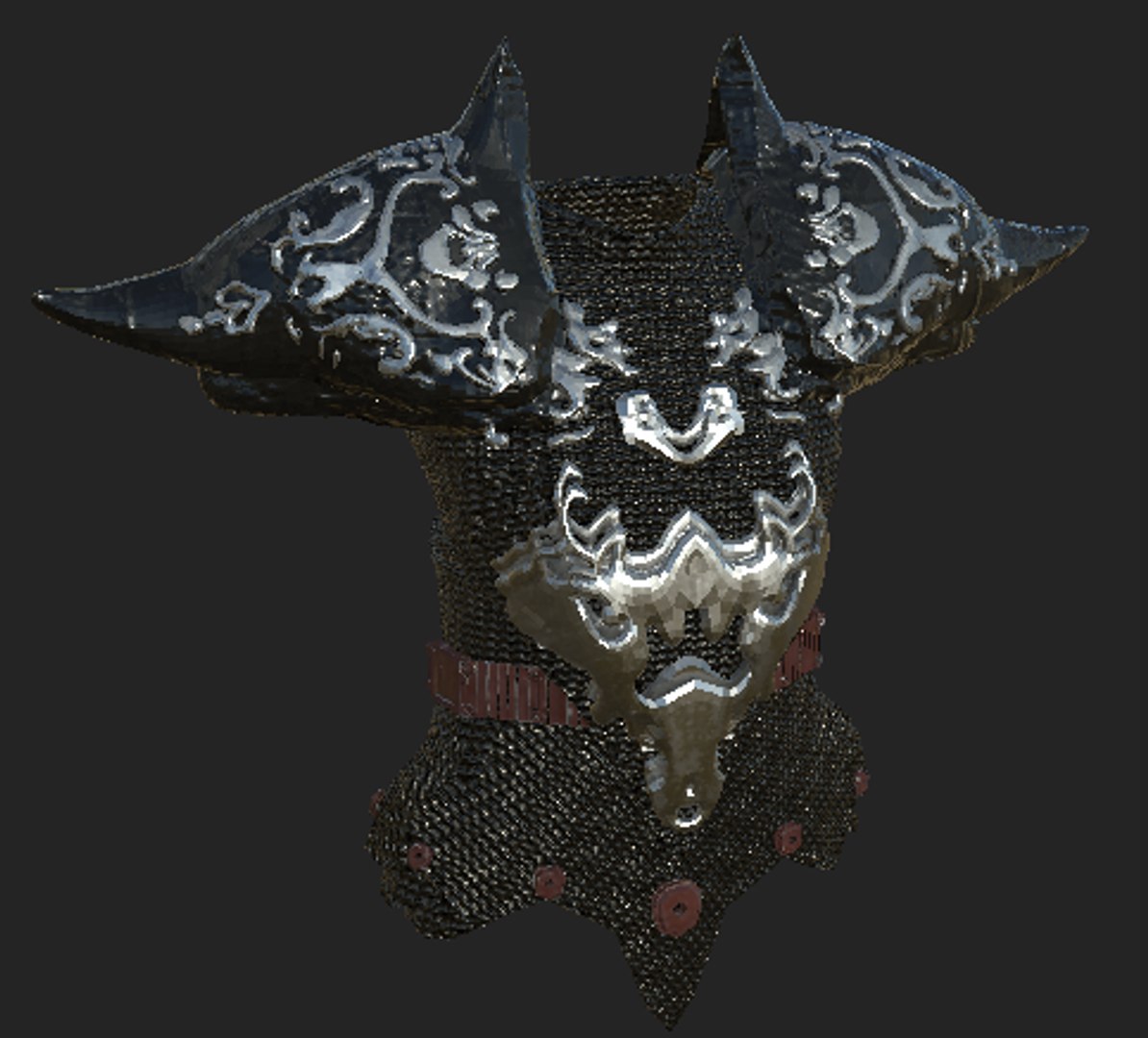 3D Fantasy Armor Model - TurboSquid 1276289