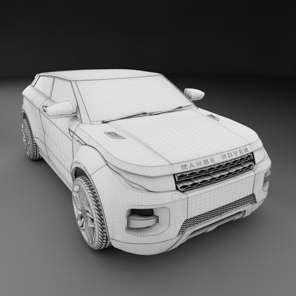 range rover evoque 3d 3ds