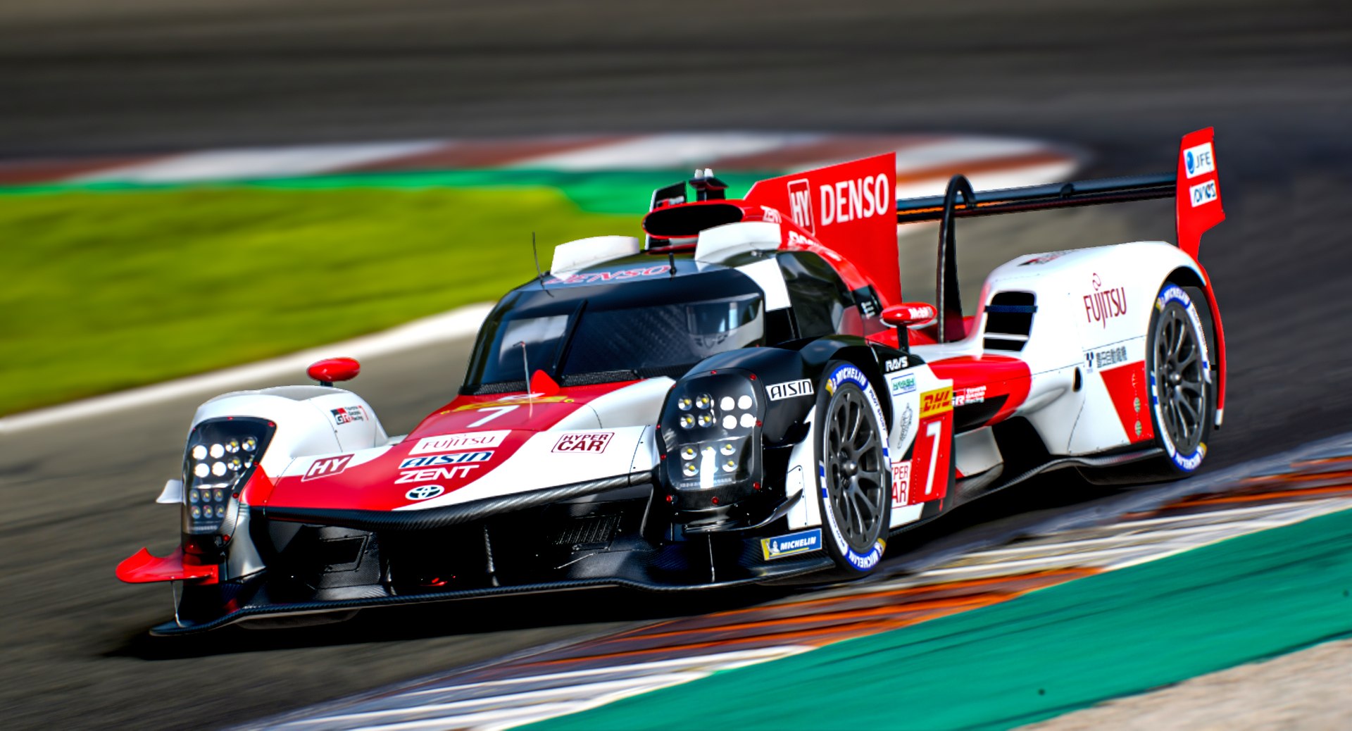 3D Toyota GR010 Hybrid LMH Hypercar WEC Season 2023 - TurboSquid 2068658