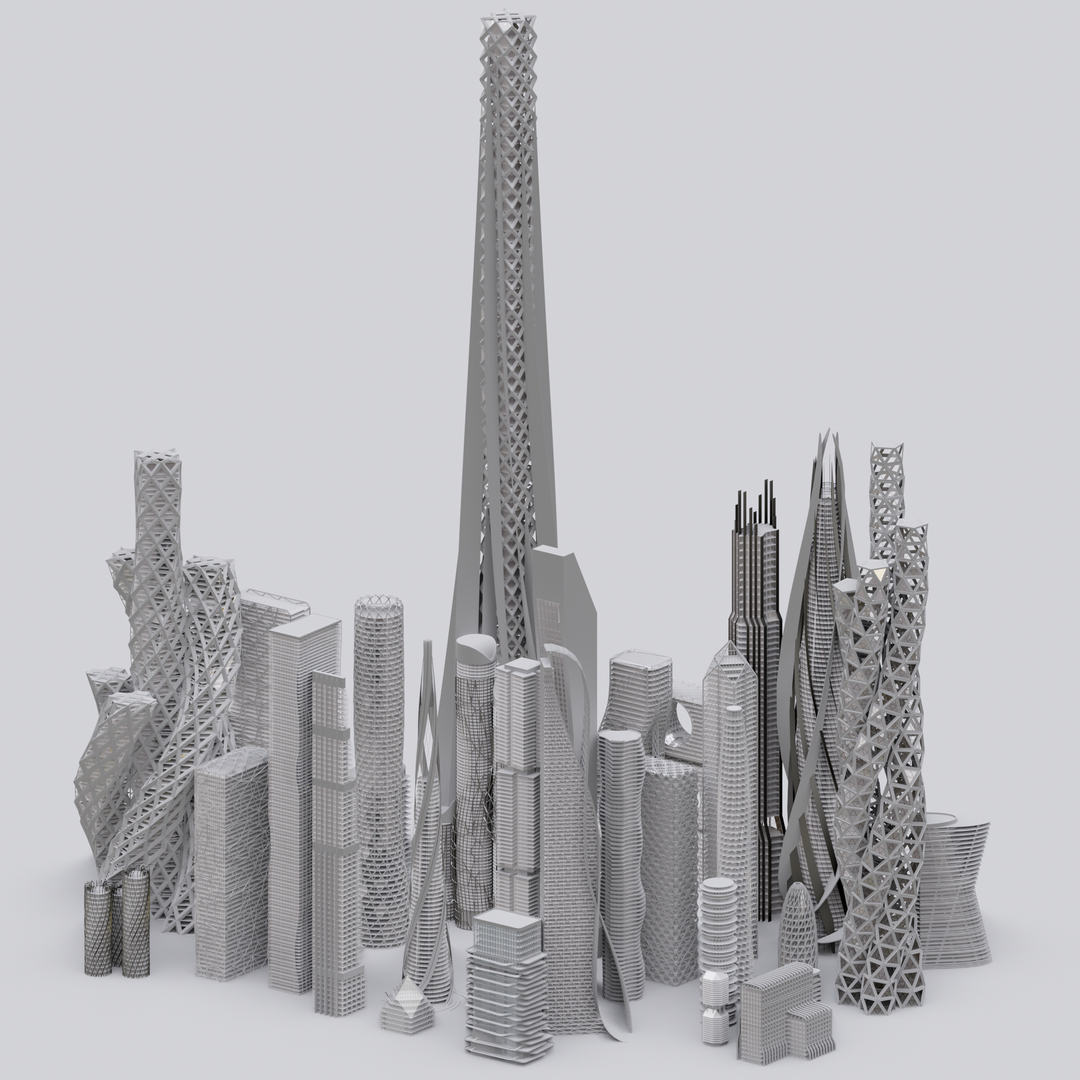 Future city 3D model - TurboSquid 1668764