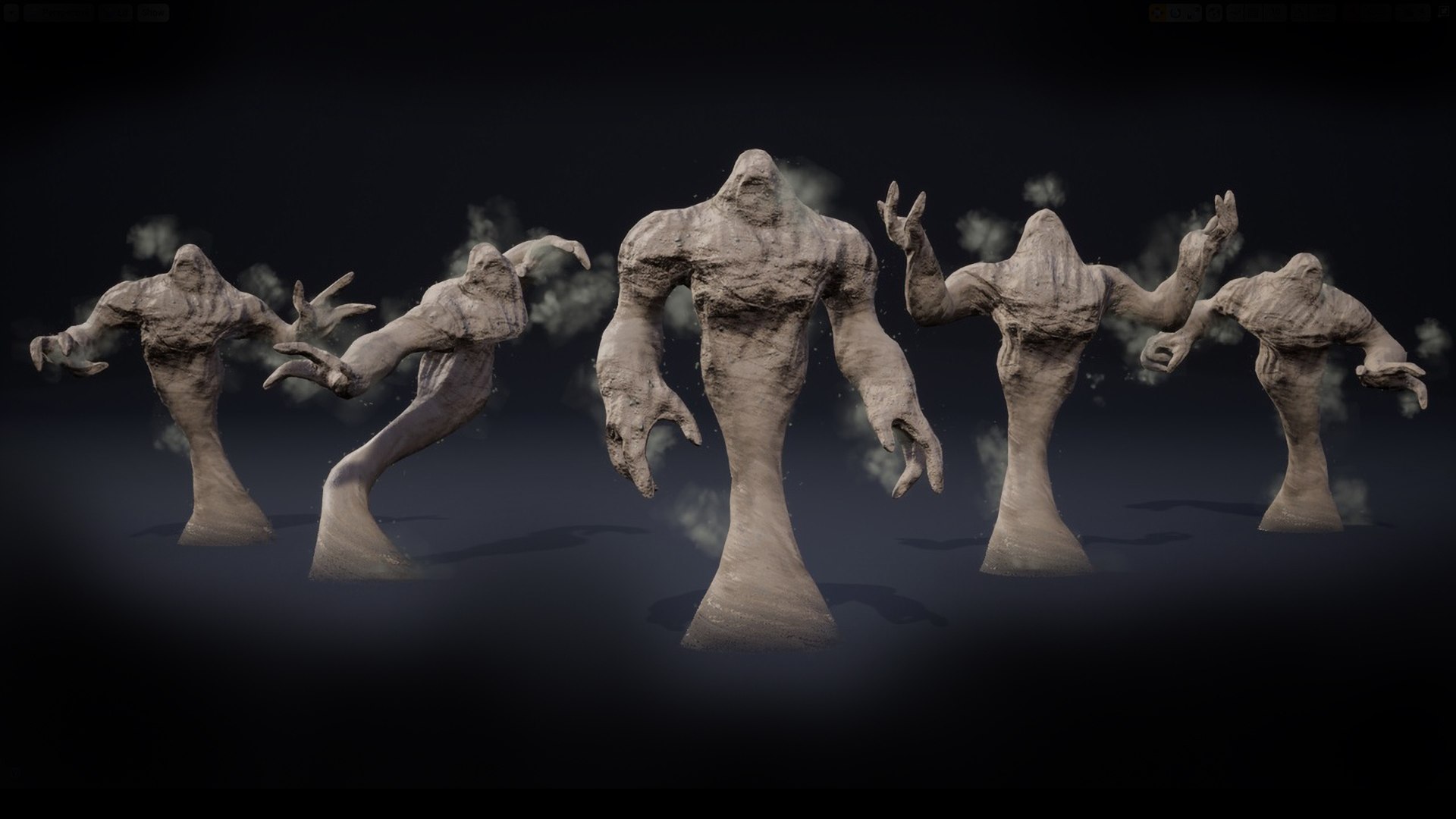 Sand Elemental 3D Model - TurboSquid 2443011