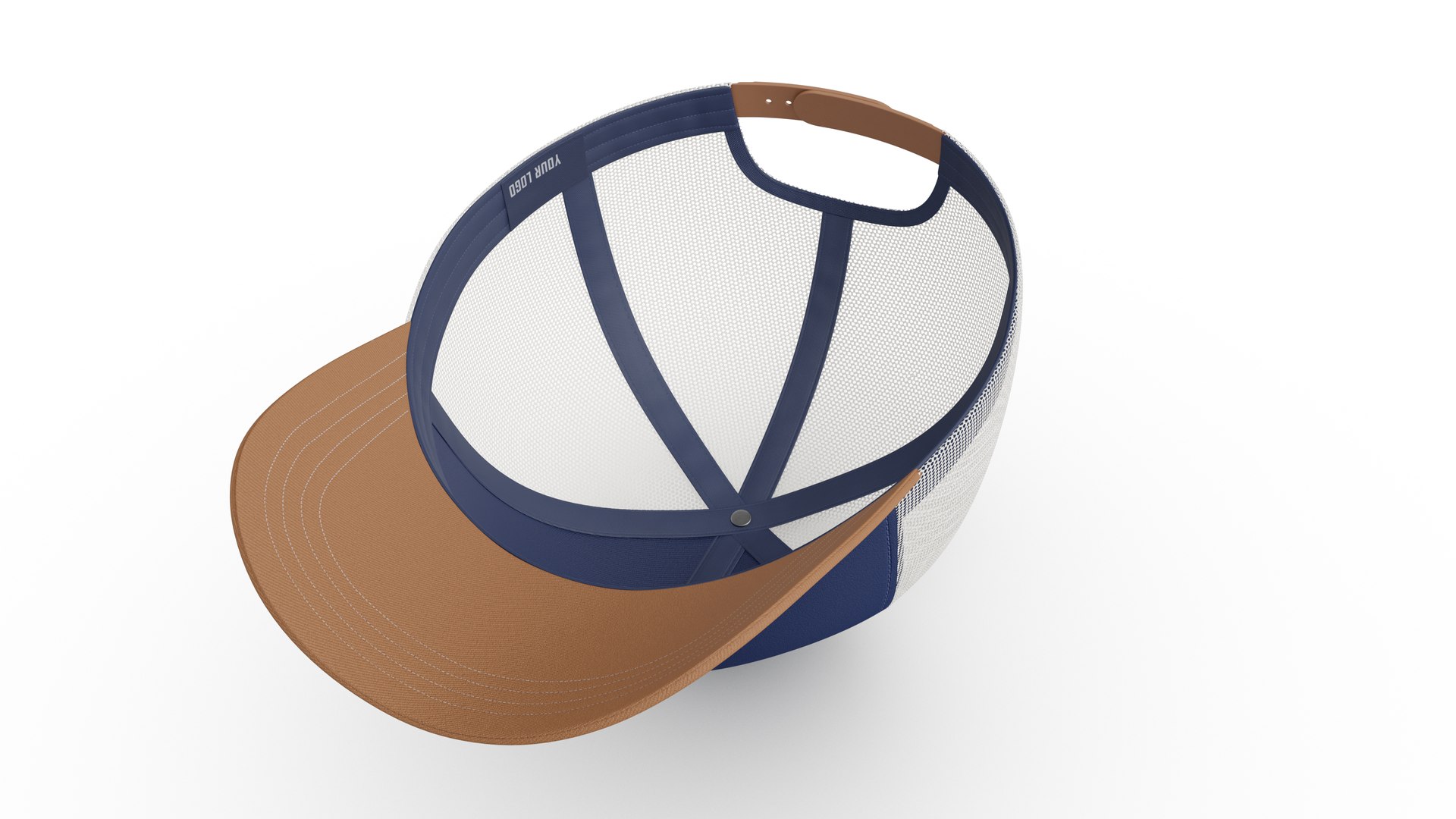 Baseball Cap Trucker 03 Model - TurboSquid 2386998